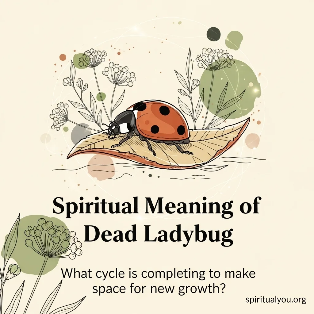 Dead Ladybug Spiritual Meaning: What Finding One Really Tells You
