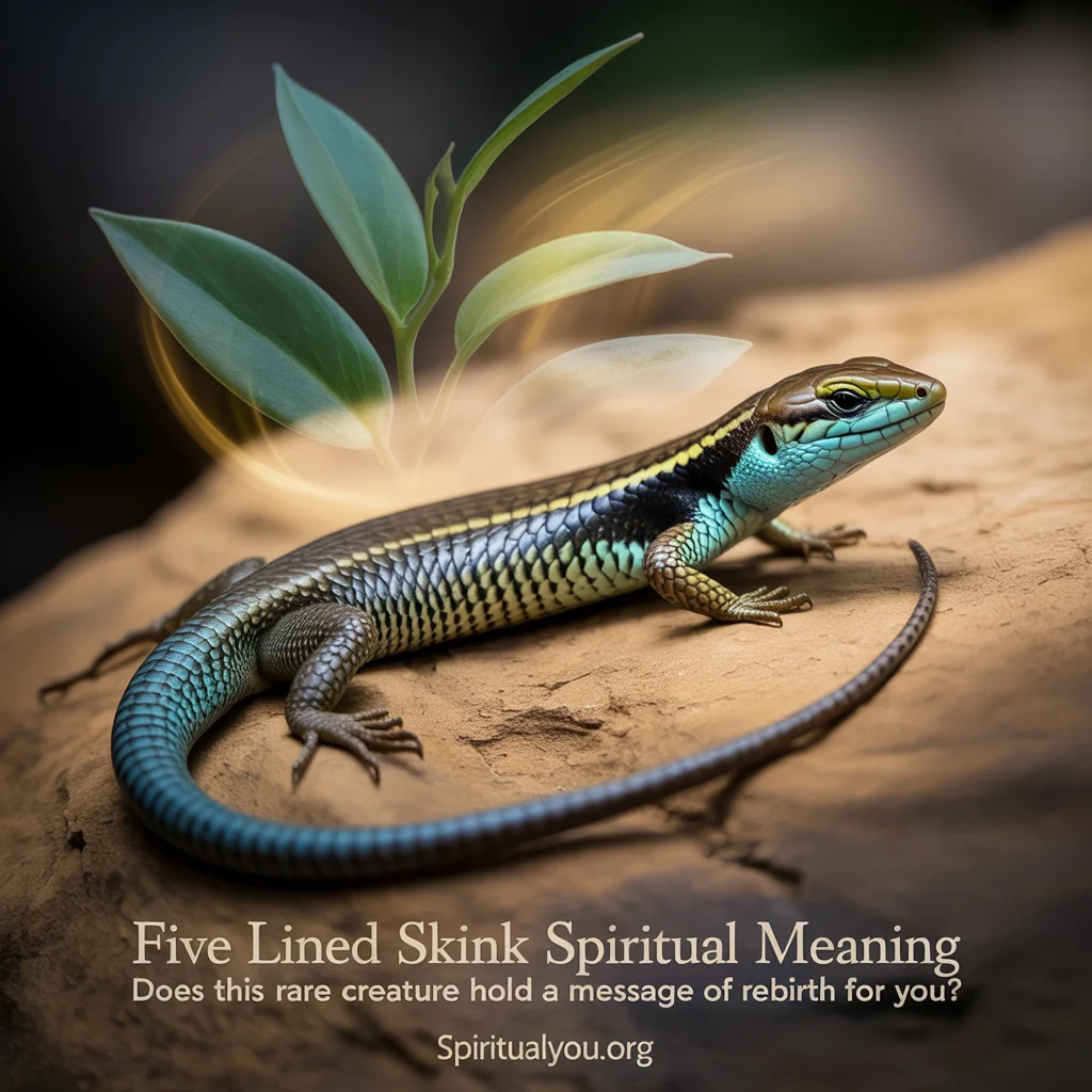 Five Lined Skink Spiritual Meaning: Why This Little Lizard Keeps Showing Up