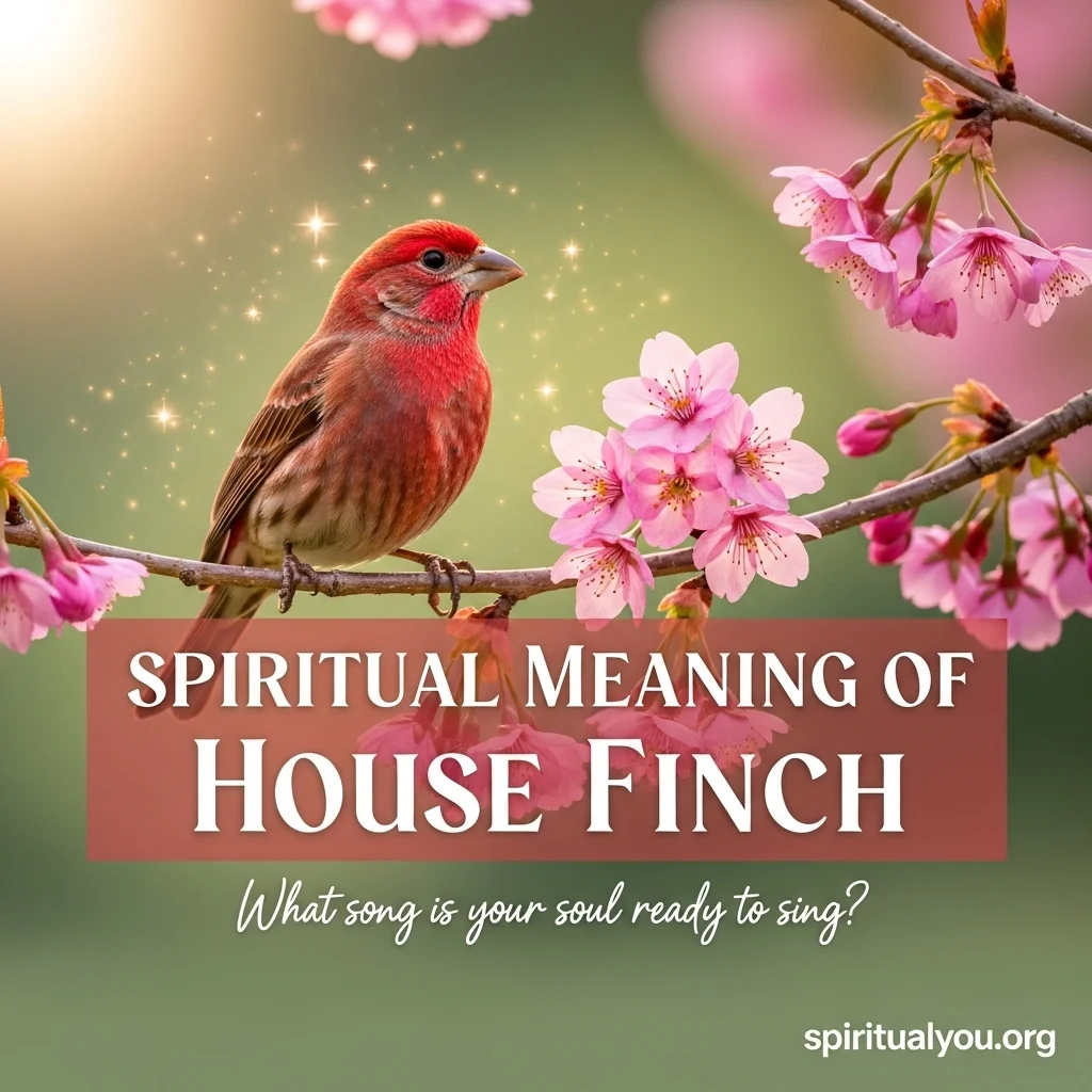 House Finch Spiritual Meaning: Why This Red Bird Keeps Visiting You
