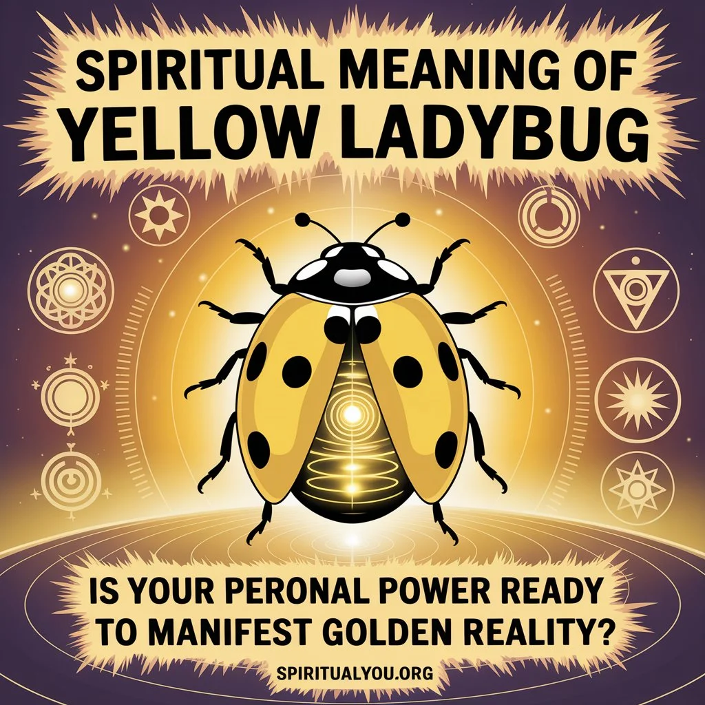 Yellow Ladybug Spiritual Meaning: What This Rare Visit Really Means